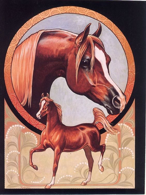Dishfaced Arabains & Animation: The Equine Paintings of Rich Rudish ...