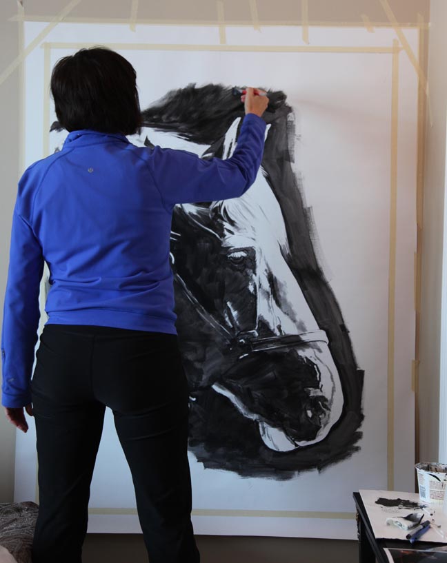 Transforming The Canvas: Adeline Halvorson’s Equine Paintings – Art Of ...