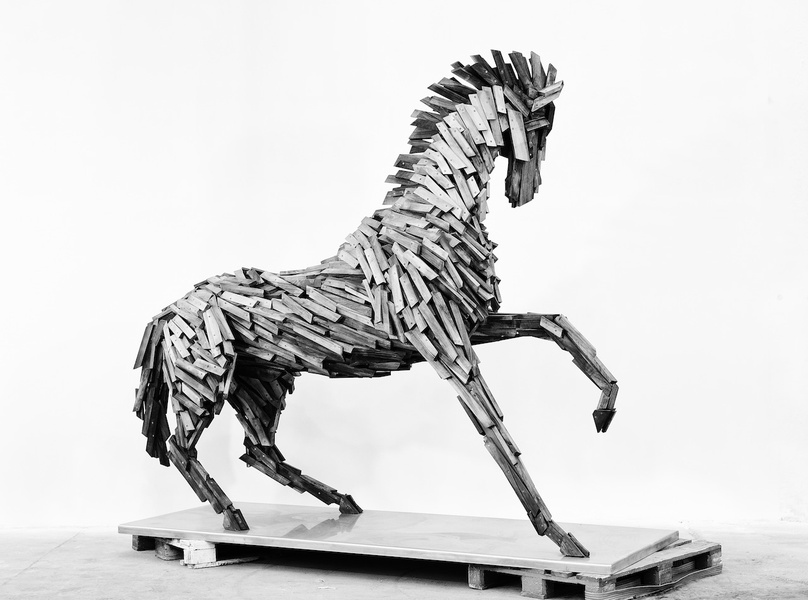 See The Largest Equine Statue In History At The Olympic Training Center ...