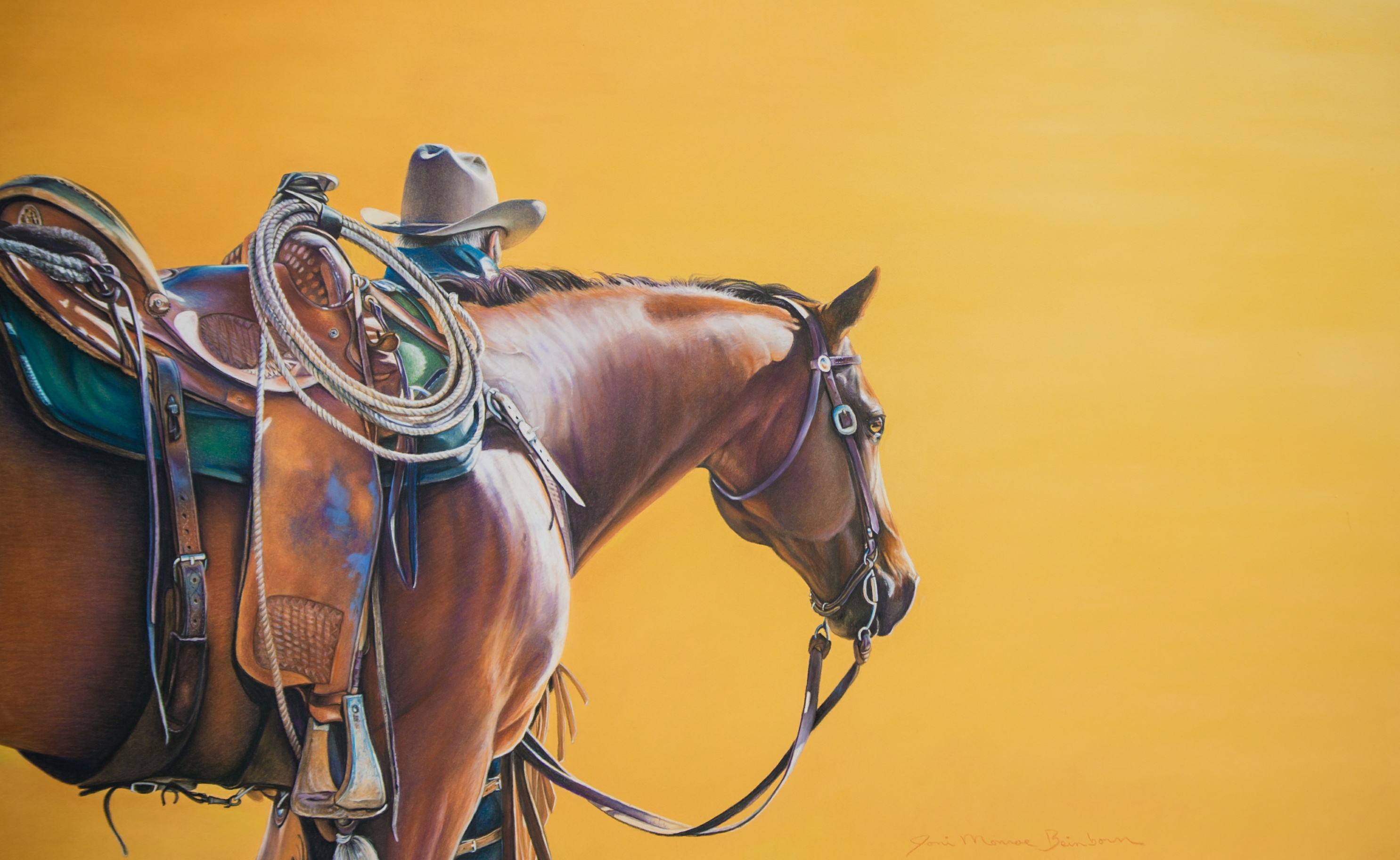 Joni Beinborn’s Intense Paintings Shed A Light Into The Western World ...