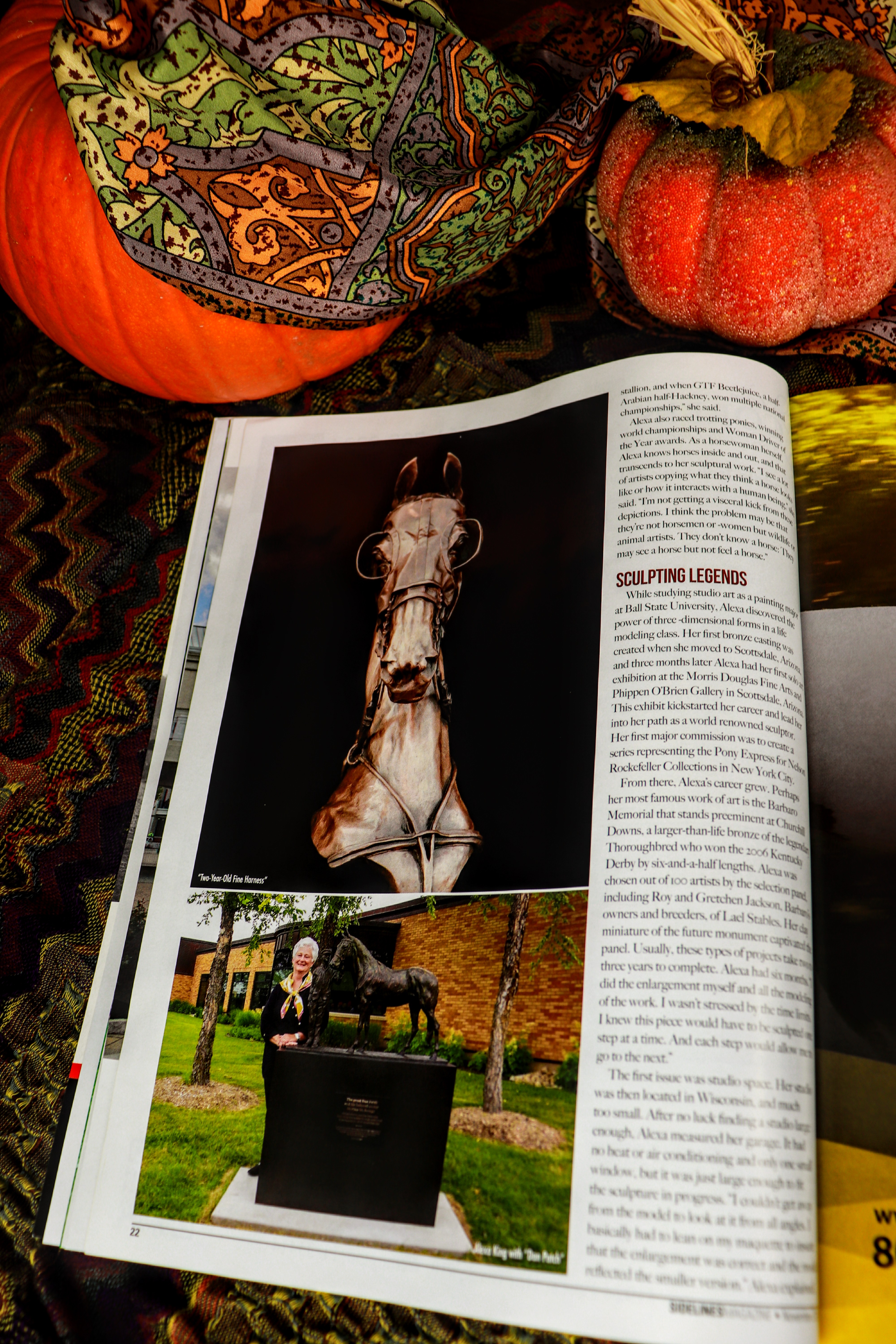 It’s Out! Sidelines Magazine + Art Of The Horse Collaboration #3 Alexa ...
